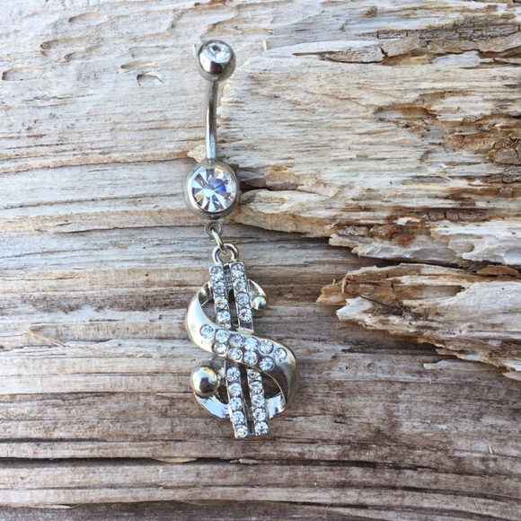 Jewelry | Money Sign Belly Button Navel Ring | Poshmark